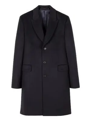 Paul Smith Wool-cashmere Epsom Coat - Blue