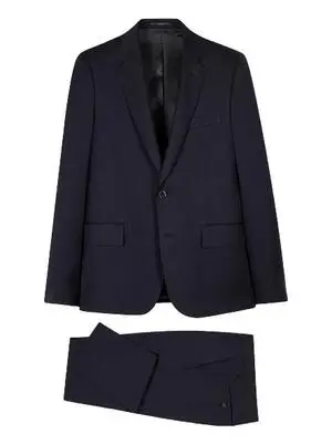 Paul Smith Tailored-fit Wool Twill Two-button Suit - Blue