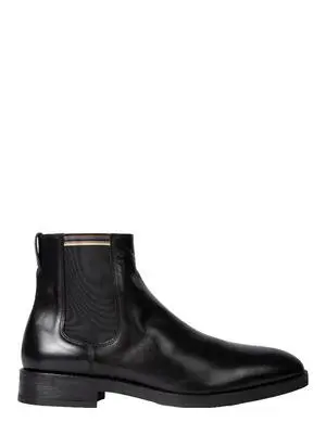 Paul Smith Leather Chelsea Boots - Black
