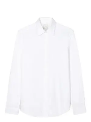 Paul Smith Slim-fit Cotton Twill Easy Care Shirt - White