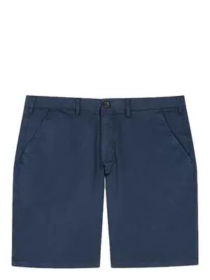 Paul Smith Gart-dyed Stretch Pima-cotton Shorts - Blue