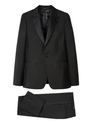 Paul Smith The Soho Tailored-fit Wool-mohair Evening Suit - Black