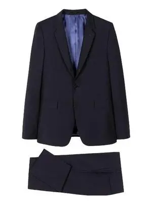 Paul Smith The Kensington Slim-fit Dark Wool Two-button Suit - Blue