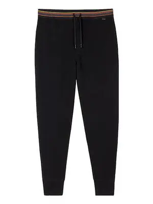 Paul Smith Cotton 'artist Stripe' Lounge Pants - Black
