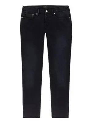 Paul Smith Tapered-fit Mid-wash Jeans - Black