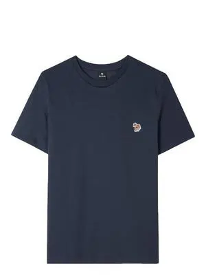 Paul Smith Zebra Logo Cotton T-shirt - Blue