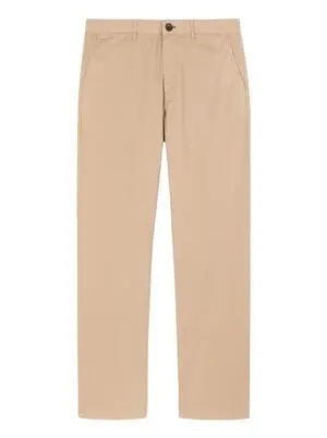 Paul Smith Tapered-fit Pima Stretch-cotton Chinos - Brown
