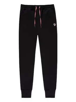 Paul Smith Lounge Zebra Logo Cotton Sweatpants - Black