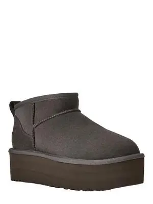 UGG Classic Ultra Mini Platform Boot - Charcoal