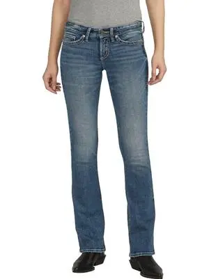 SILVER JEANS CO. Tuesday Low Rise Slim Bootcut Jeans - Indigo