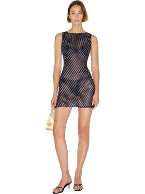 REFORMATION Nataly Knit Mini Dress - Black