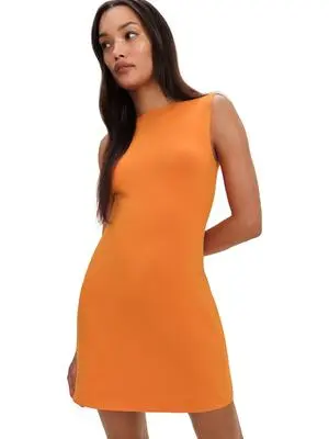 REFORMATION Nataly Knit Mini Dress - Orange