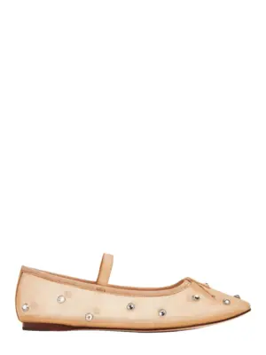 LOEFFLER RANDALL Loeffler Randall Leonie Crystal-Embellished Ballerina Shoes