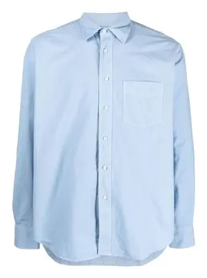 Aspesi Long-sleeve Cotton Shirt - Blue