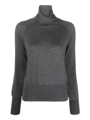 WILD CASHMERE Diana High-neck Jumper - Grey