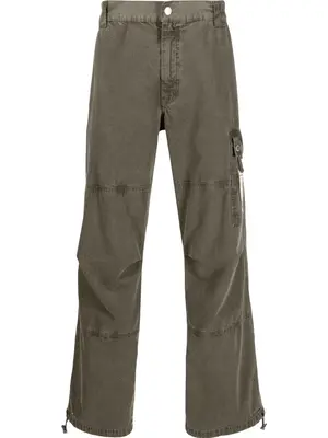 Moschino Tapered-leg Cargo Trousers - Green