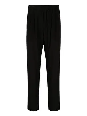 HANDRED Pleated Loose-fit Trousers - Black