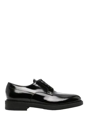 GIANVITO ROSSI Polished-finish Oxford Shoes - Black