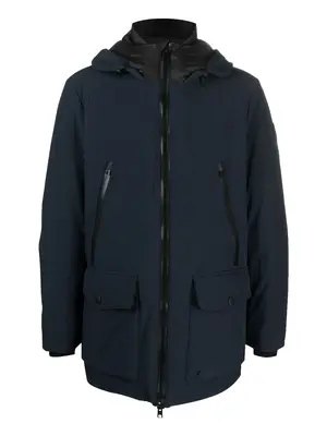 Woolrich Hooded Zip-fastening Parka - Blue