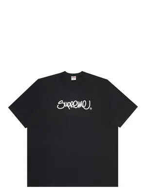 Supreme Handstyle Tee - Black