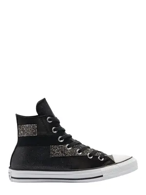 CONVERSE Chuck Taylor All Star High Glitter Sneakers - Black