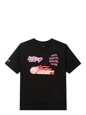 ANTI SOCIAL SOCIAL CLUB X Good Smile Racing Logo Tee - Black