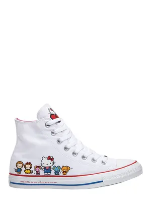 CONVERSE Converse X Hello Kitty Chuck Taylor All Star Canvas High Top White
