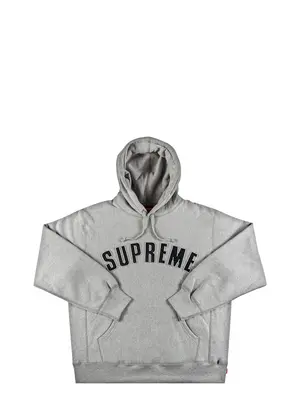 Supreme Pearl Logo Hooded Sweatshirt - Grey