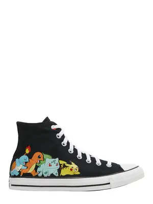 CONVERSE Pokemon X Chuck Taylor All Star High 'first Partners' Sneakers - Black
