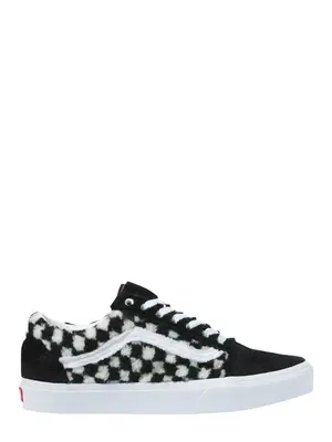 VANS Old Skool Sherpa Checkerboard Sneakers - Black