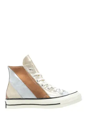 CONVERSE Chuck 70 Hi Metallic Rainbow - Tan