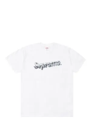 Supreme Chrome Logo Tee - White