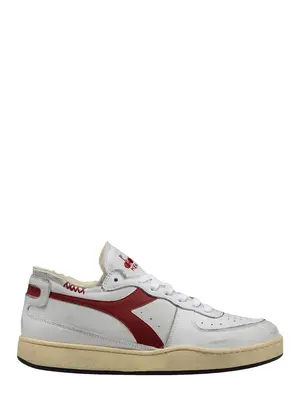 DIADORA Mi Basket Row Cut Sneakers - White