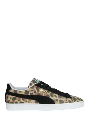 PUMA Suede Animal Print Sneaker - Brown