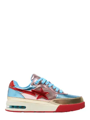 A BATHING APE Roadsta Metallic Sneakers Pink