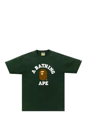 A BATHING APE College Tee - Green