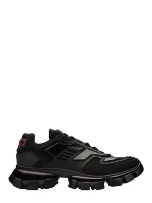 Prada Cloudbust Thunder Knit Sneakers - Black