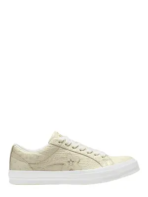 CONVERSE Converse Golf Le Fleur X One Star Low 'Gator Collection' Tan