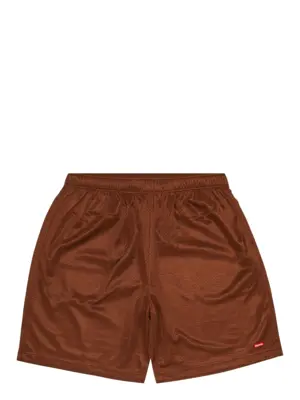 Supreme Small Box Baggy Mesh Short - Brown
