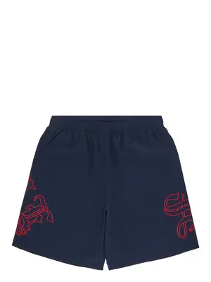 Supreme Old English Nylon Short - Blue