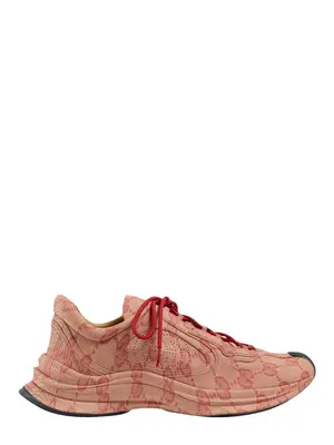 Gucci Run Monogram Sneakers - Red