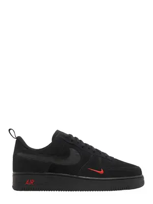Nike Air Force 1 '07 LV8 Reflective Swoosh Sneakers Black