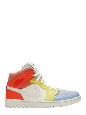 Nike Air Jordan 1 Mid 'to My First Coach' Sneakers - White