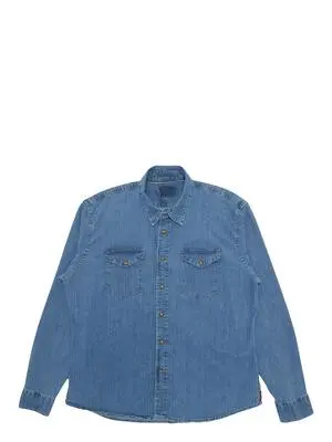 SKY HIGH FARM WORKWEAR Exclusive For Manifesto Denim Shirt 'classic Wash - Blue