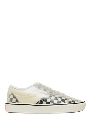 VANS Comfycush Slip-skool Checkerboard Sneakers - White