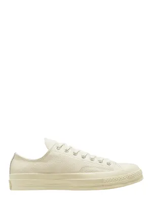 CONVERSE Chuck 70 Mono Leather Low - Cream