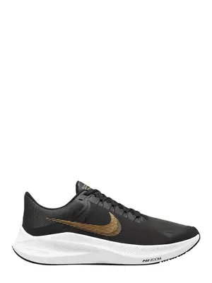 Nike Winflo Metallic Gold Sneakers - Black