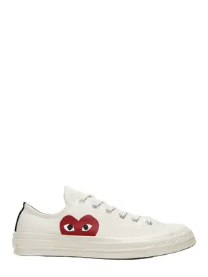 CONVERSE Comme Des Garçons Play X Chuck 70 Low Sneakers - White