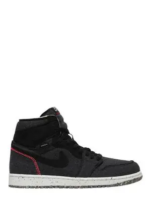 JORDAN 1 High Zoom 'crater' Sneaker - Black