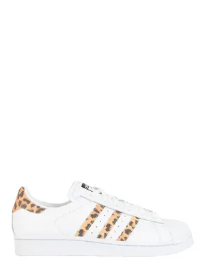 Adidas Superstar Leopard Sneakers - White